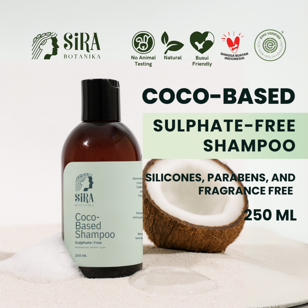 Jual Shampoo Non SLS Alami Anti Rontok Aman Rambut Diwarnai 250ml ...
