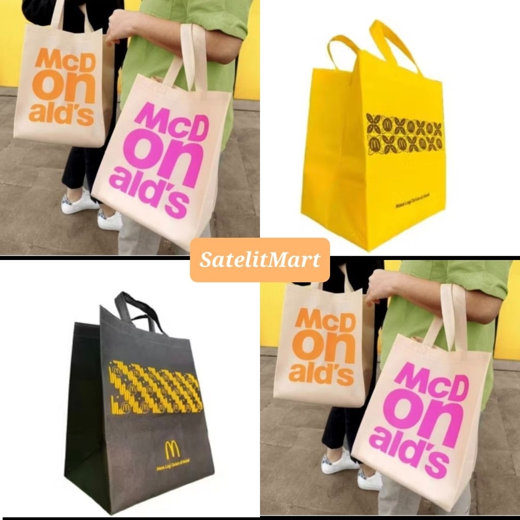 Jual SatelitMart - Tas MCD Terbaru Reusable Shopping Totebag Tote Bag ...
