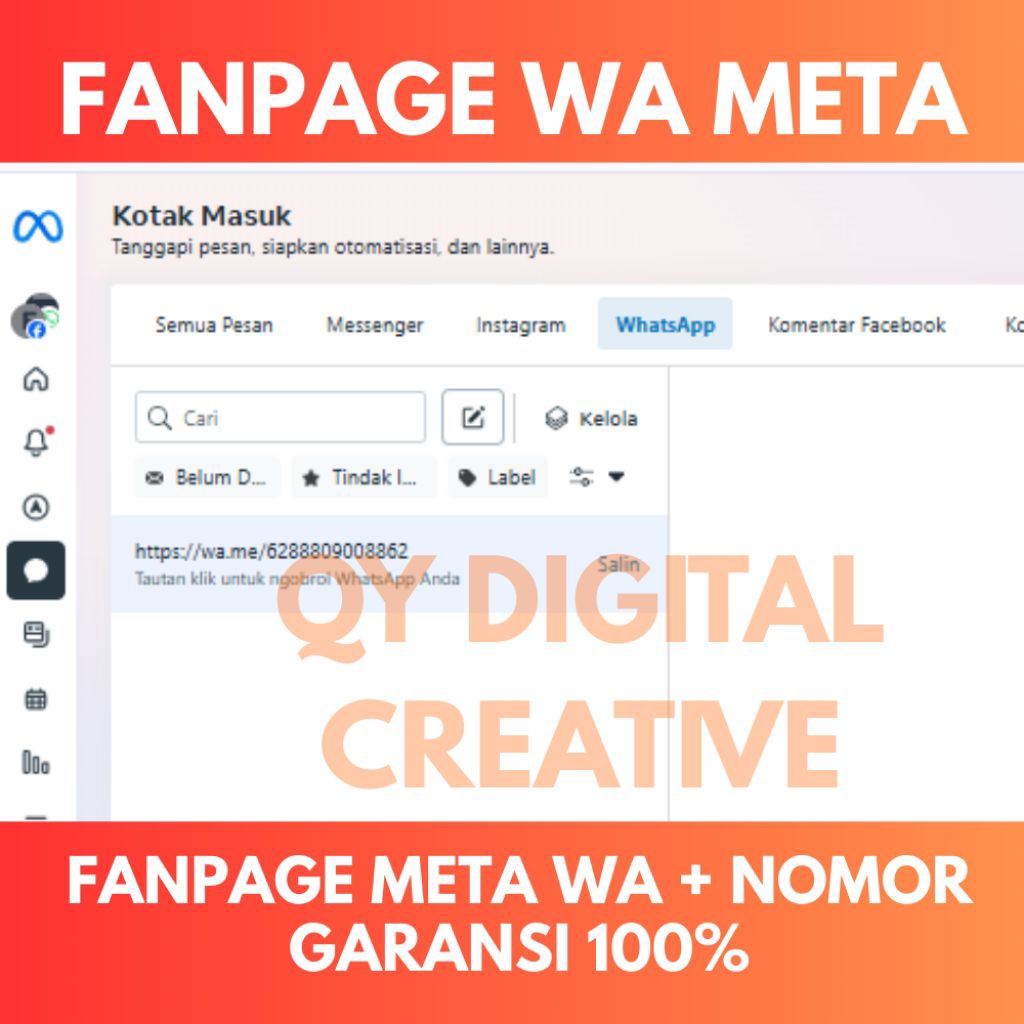 Jual FANSPAGE / HALAMAN WA META SIAP PAKAI 2025 | Shopee Indonesia