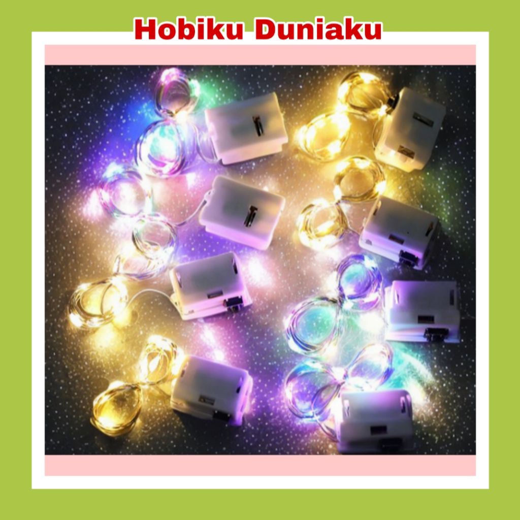 Jual Lampu Tumblr LED Kawat Mini Lampu Hias Dekorasi Gift Box Bucket ...