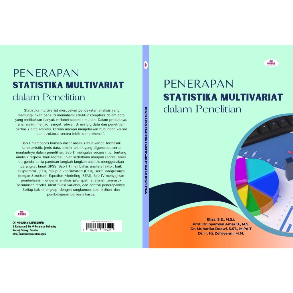 Jual BUKU PENERAPAN STATISTIKA MULTIVARIAT DALAM PENELITIAN | Shopee ...