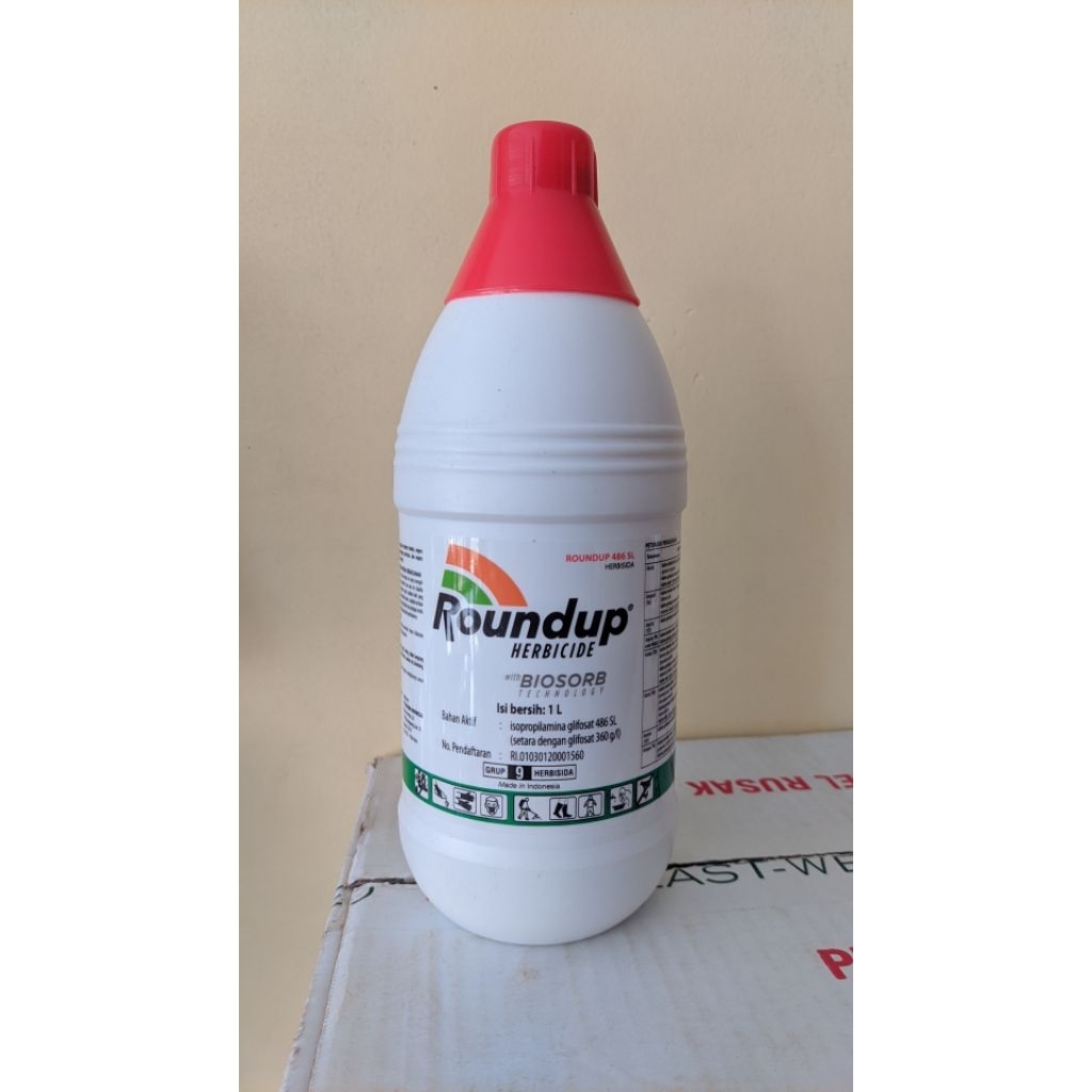 Jual Roundup 1L Herbisida Sistemik IPA 486SL g/l | Shopee Indonesia