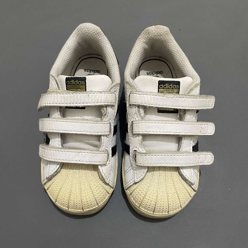 Jual ANAK K438 (ADIDAS ORI, PRELOVED) Sepatu Superstar Ortholite Three ...