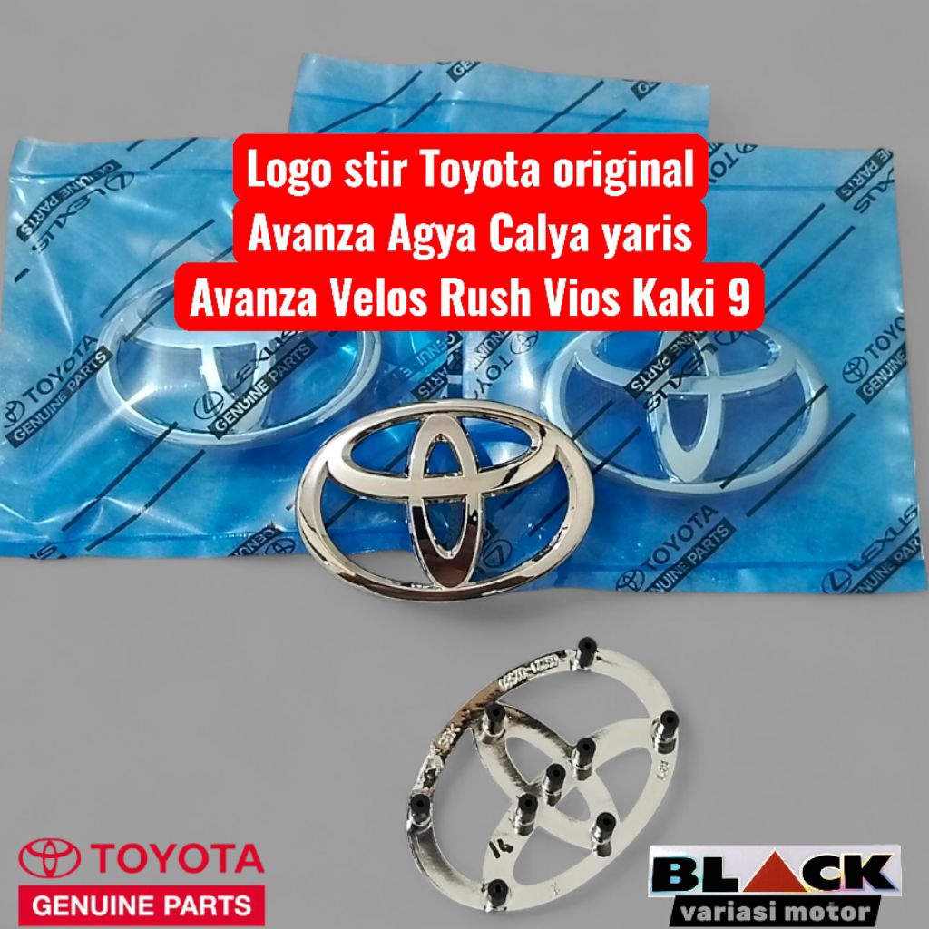 Jual Logo stir Toyota original Avanza Agya Calya yaris Avanza Velos ...