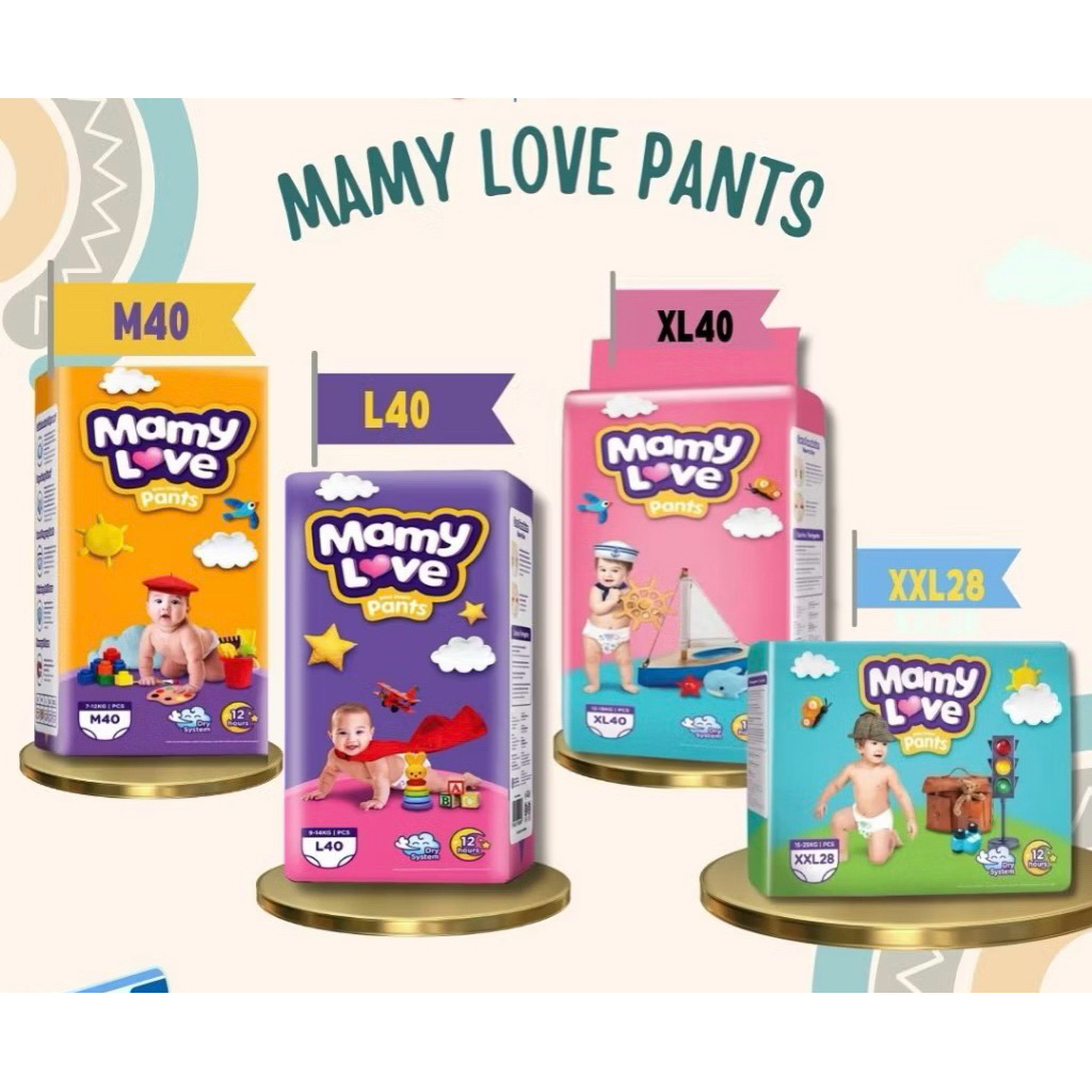 Jual MAMY LOVE PAMPERS BABY PANTS PROMO S / M / L / XL / XXL / POPOK ...