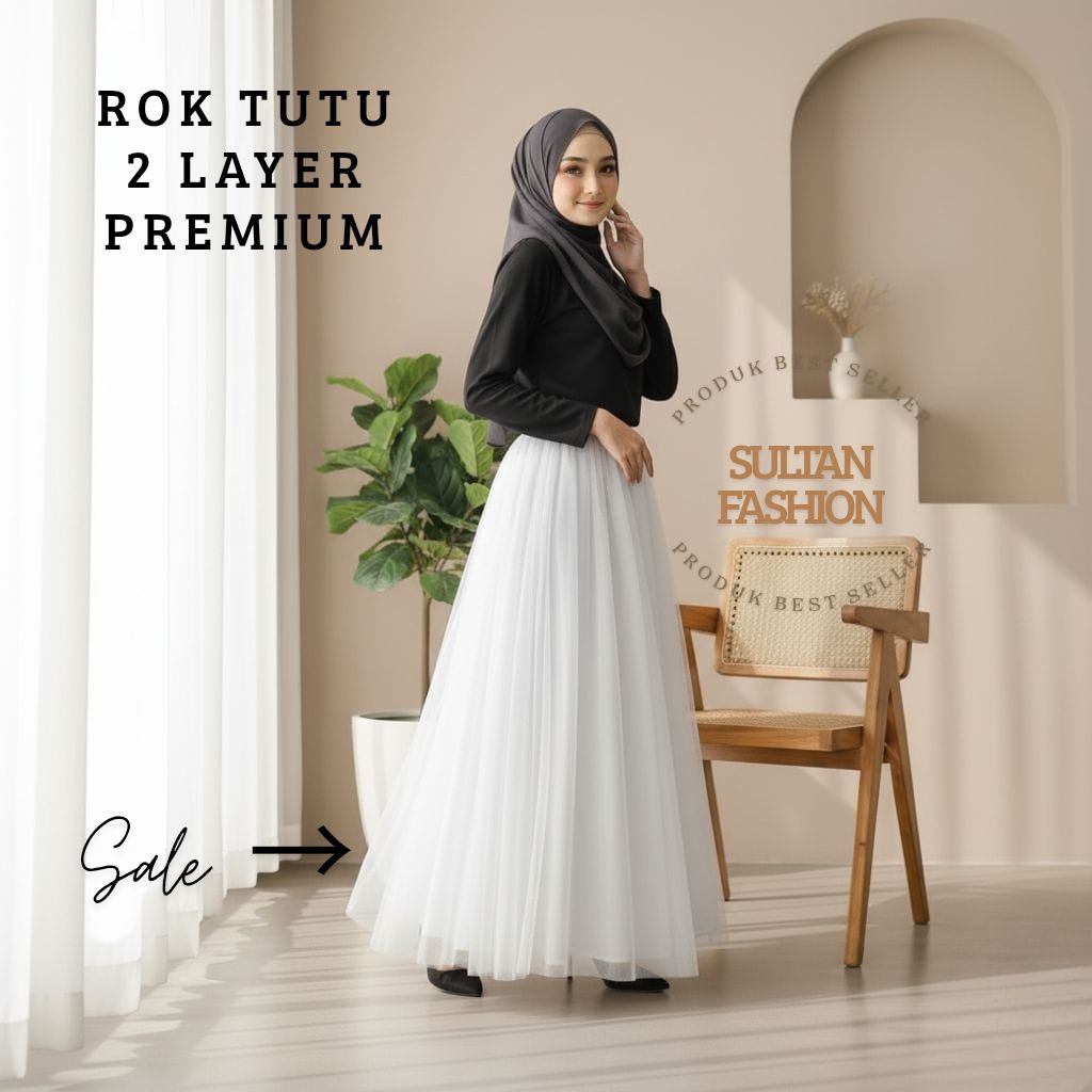 Jual SF - Rok Tutu 2 Layer / Rok Tutu Dewasa 2 Lapis tile | Shopee ...