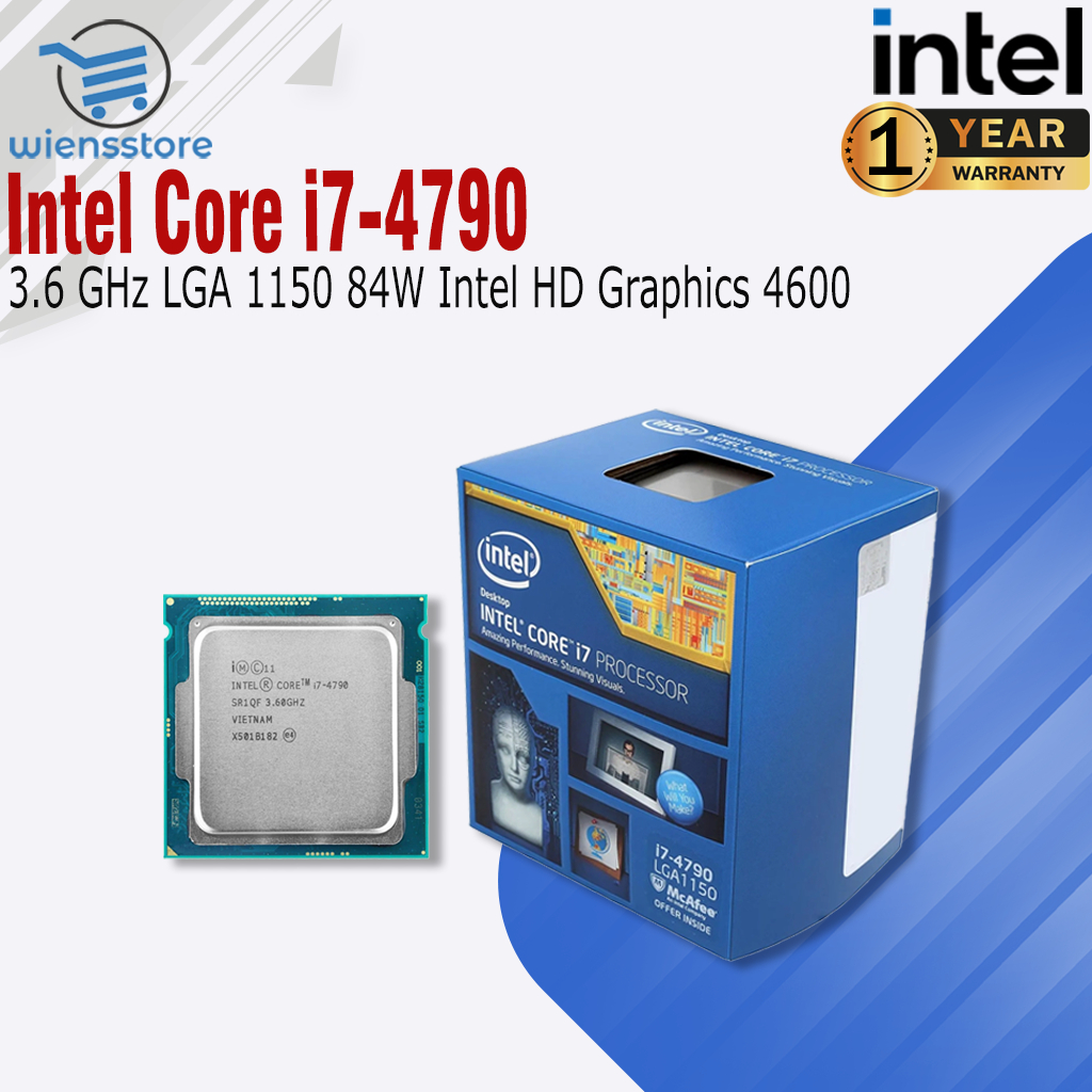 Jual Intel Core i7-4790 Gen 4 Haswell Quad-Core 3.6 GHz LGA 1150 84W ...