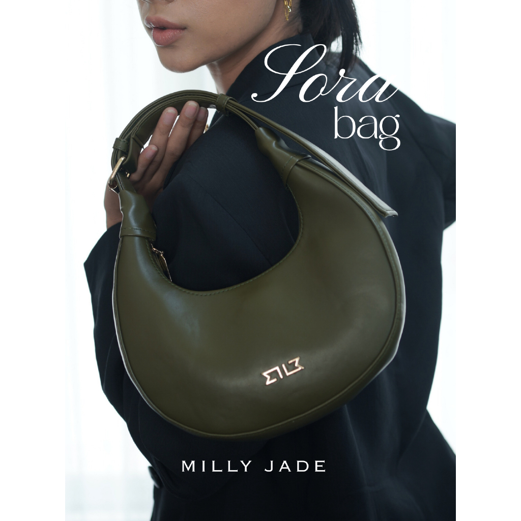 Jual MILLY JADE | Sora Bag - Shoulder Bag & Hand Bag | Shopee Indonesia