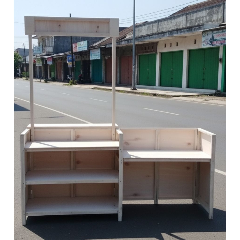 Jual simple bisa bongkar pasang/ Promo murah Booth lipat portable ...