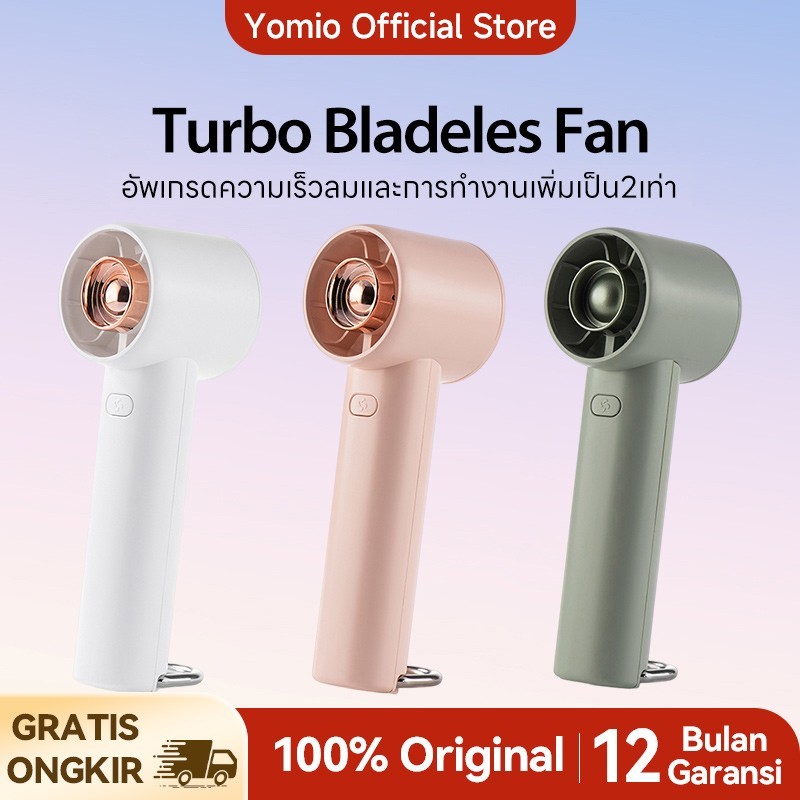 Jual YIOMIO Kipas Mini Portable Handheld Electric Fan 3 Kecepatan ...