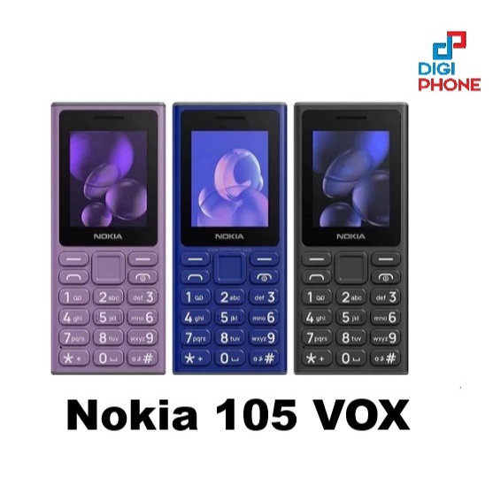 Jual New Nokia 105 Vox (Mp3 Player+Memory Slot) (Garansi Resmi Nokia ...