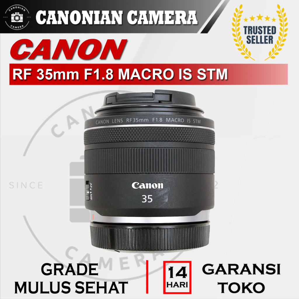 Jual Lensa Canon RF 35mm F1.8 Macro IS STM | Shopee Indonesia