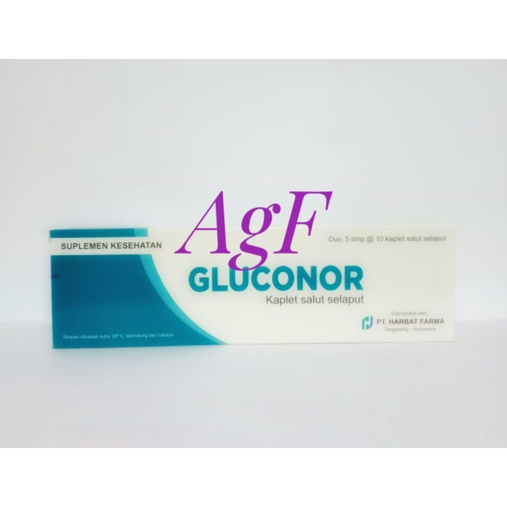 Jual Gluconor Isi 50 Kaplet (Harbat Farma) | Shopee Indonesia