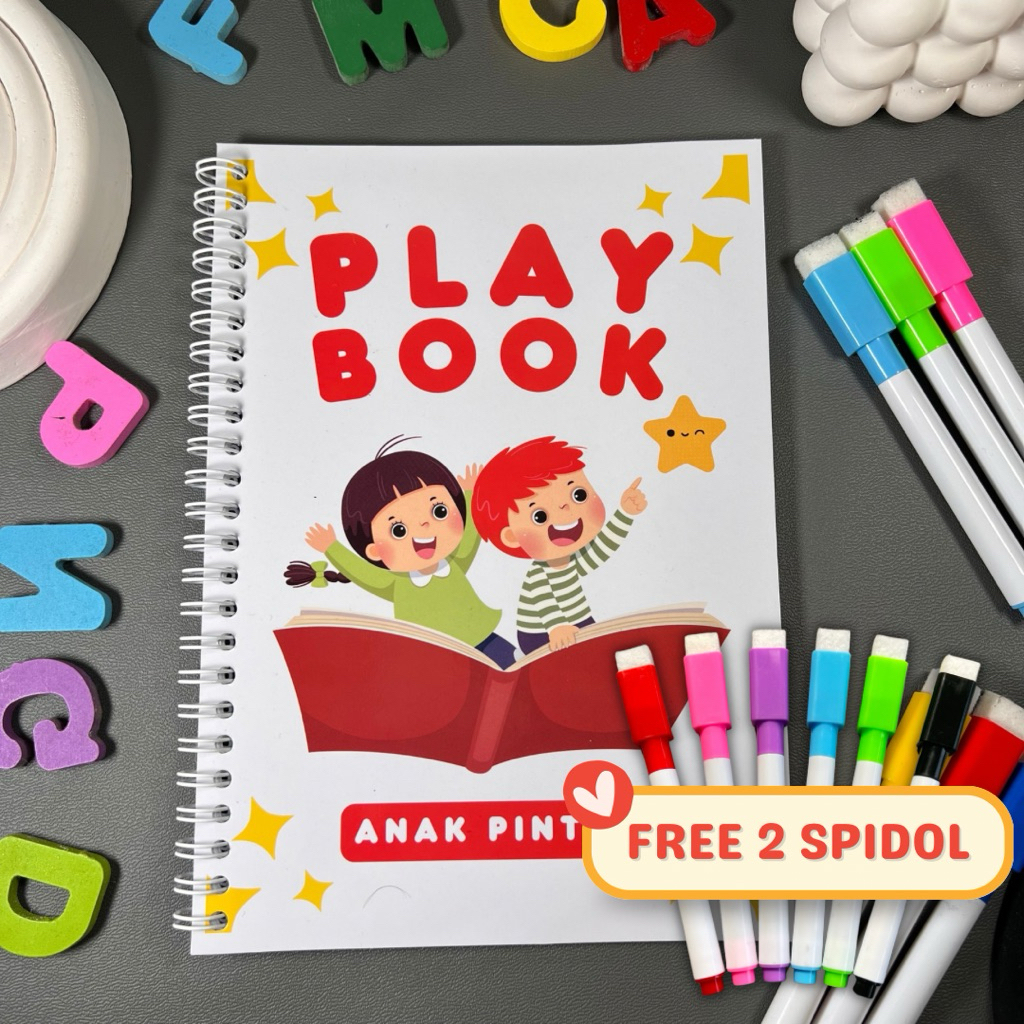 Jual Buku Aktivitas Anak PAUD TK Play Book Anak Pintar Hazer Kids Usia ...