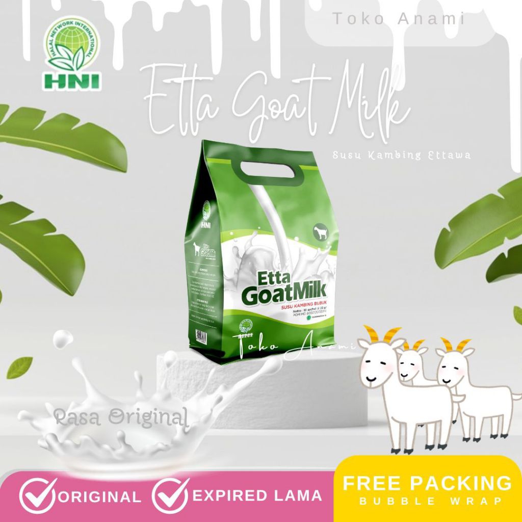 Jual EGM ETTA GOAT MILK Susu Kambing Etawa HNI HPAI Original | Shopee ...