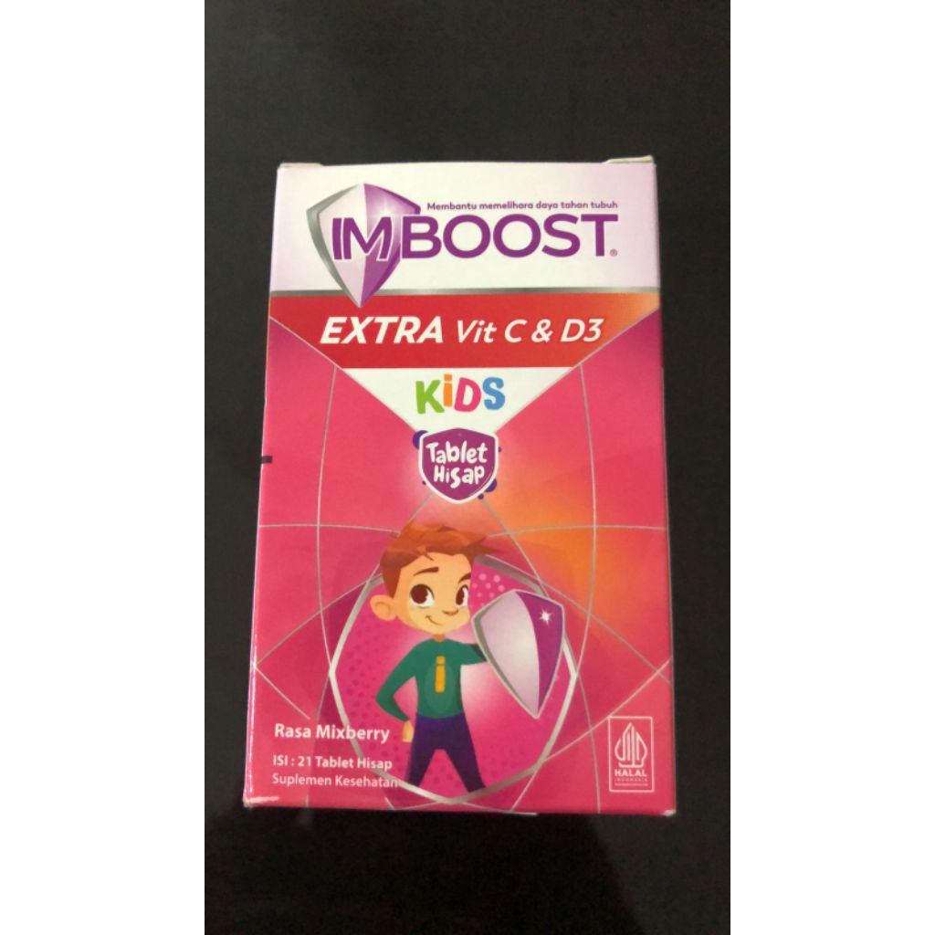 Jual Imboost Kids Extra Vit. C & D3 Tablet Hisap Suplemen Daya Tahan ...