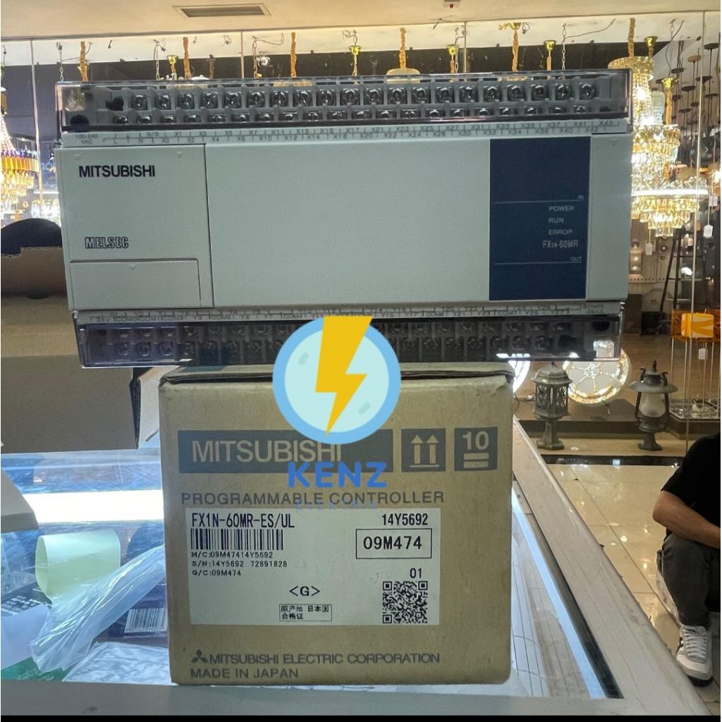 Jual PLC MITSUBISHI FX1N-60MR-ES/UL RELAY OUTPUT 60 POINT | Shopee ...
