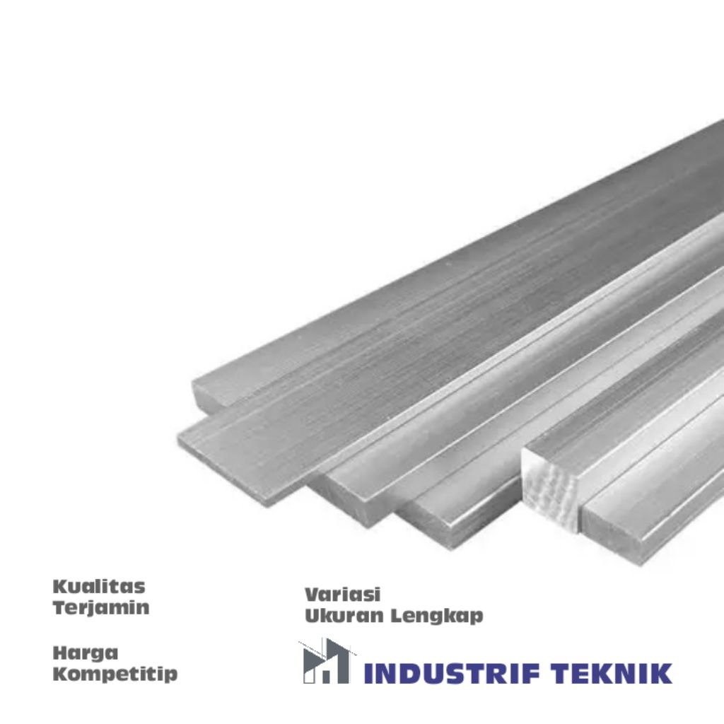 Jual plat strip aluminium 3 x 50 x 500 alumunium | Shopee Indonesia