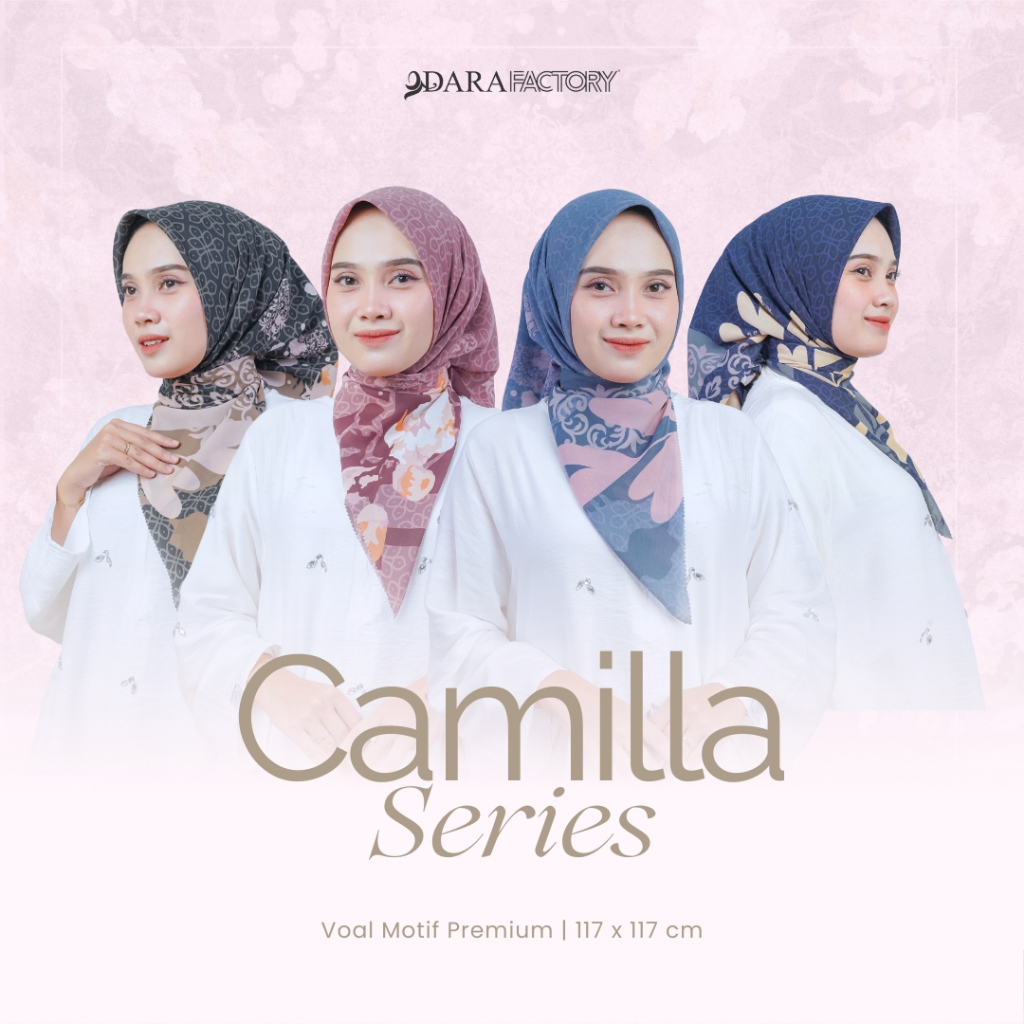 Jual Darafactory | Scarf Hijab Voal Segi Empat Motif Premium Lasercut ...
