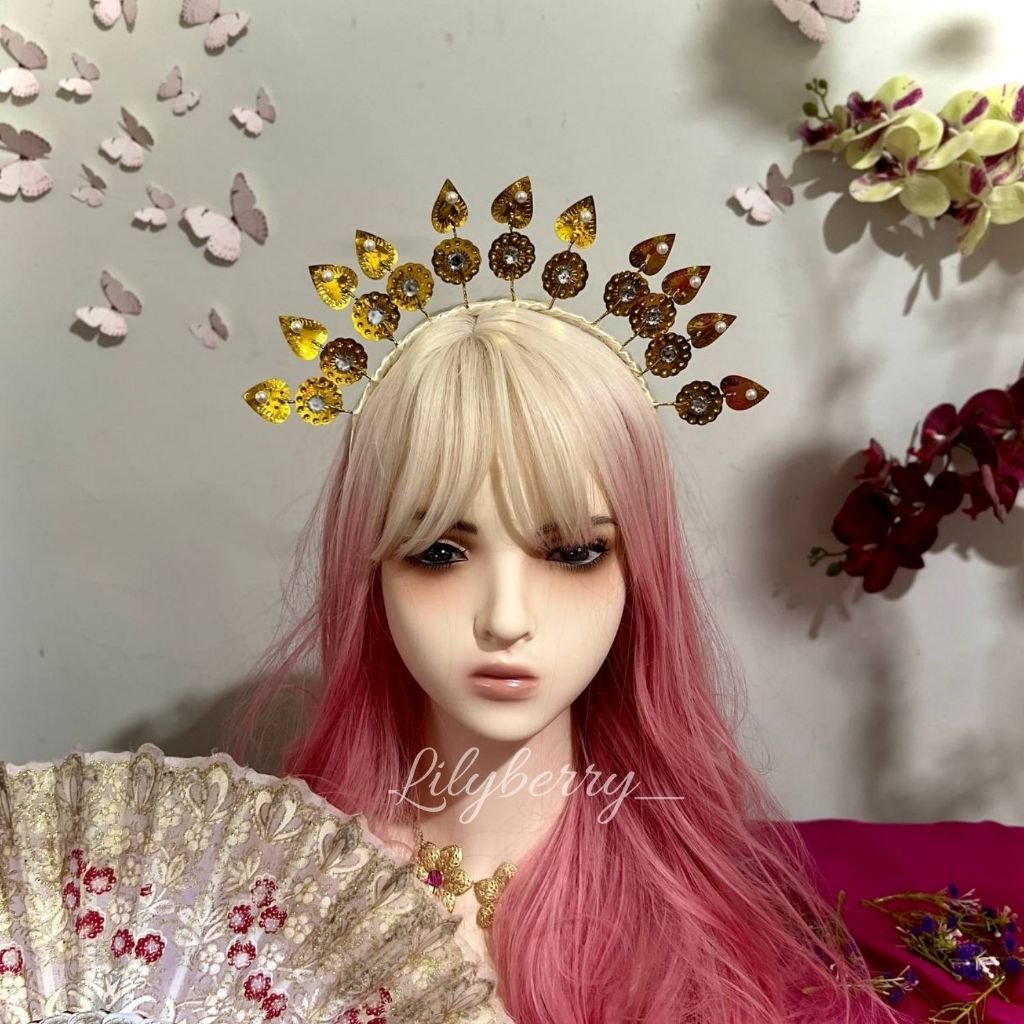 Jual Bando Mahkota Adat Bugis Sulawesi Emas | Aksesoris Kepala Tari ...