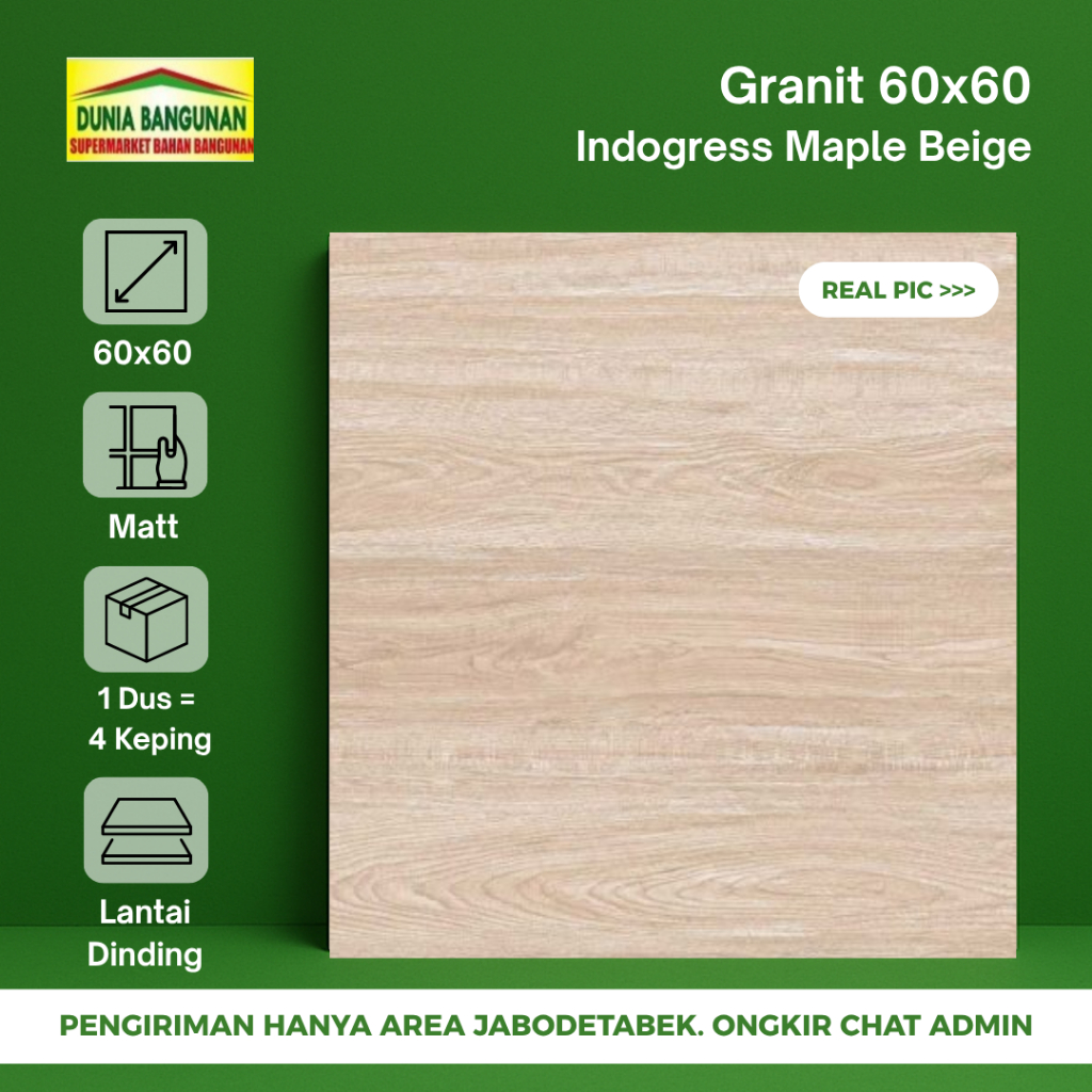Jual Granit Lantai 60x60 Indogerss Maple Beige Granit Lantai Motif Urat ...
