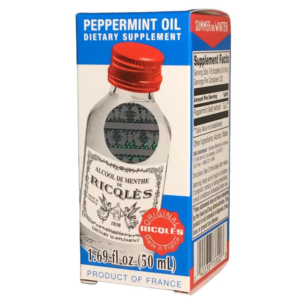 Jual Ricqles Peppermint Cure 5ml Made In France Pure Peppermint Natural ...