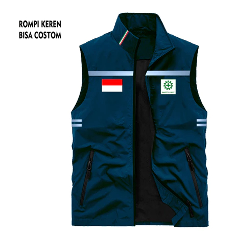Jual Rompi Safety First | Rompi Safety Proyek | Rompi Custom Free Nama ...