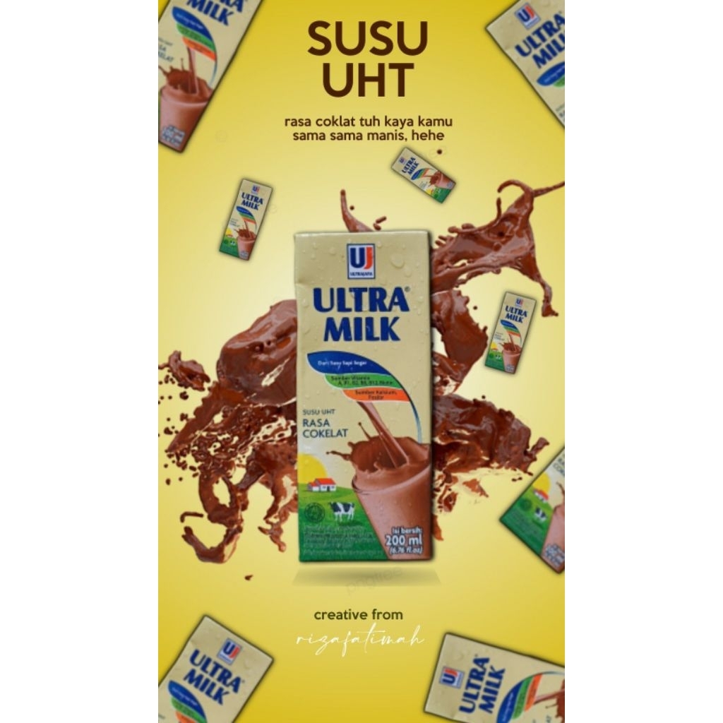 Jual Ultra Milk Coklat 200ml | Shopee Indonesia