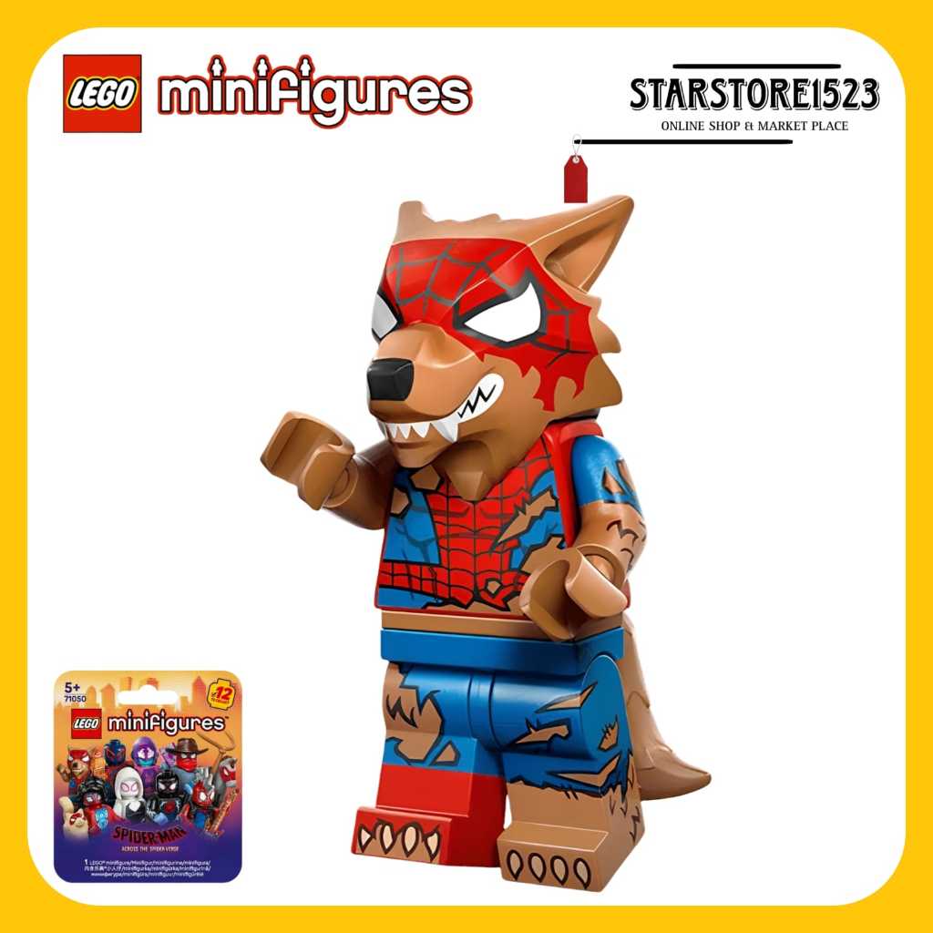 Jual LEGO 71050 Minifigure Spider-Verse Werewolf Spider-Man | Shopee ...