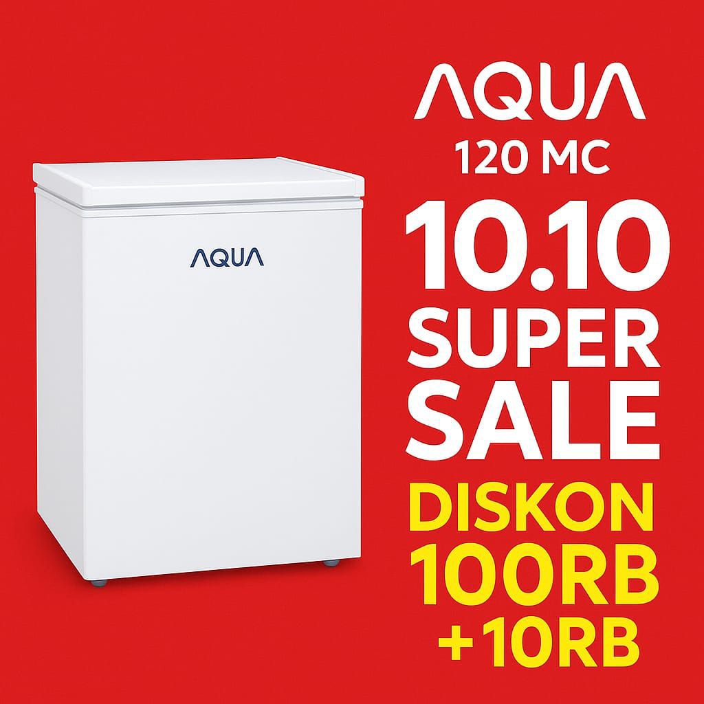 Jual Freezer Box AQUA 100 Liter AQR-120MC / Freezer Low Watt - Garansi ...