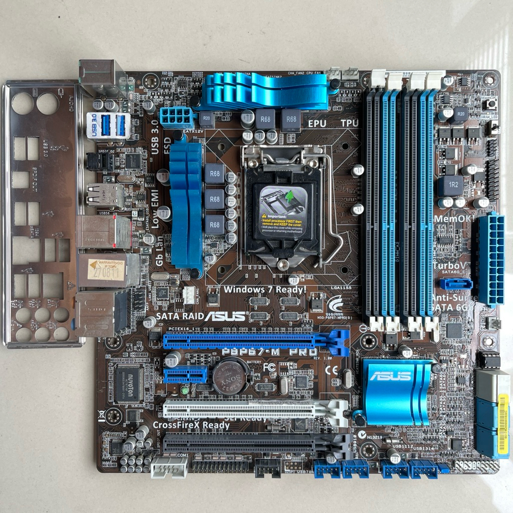Jual MOTHERBOARD GAMING ASUS P8P67-M PRO LGA 1155 DDR3 GEN2 | Shopee ...