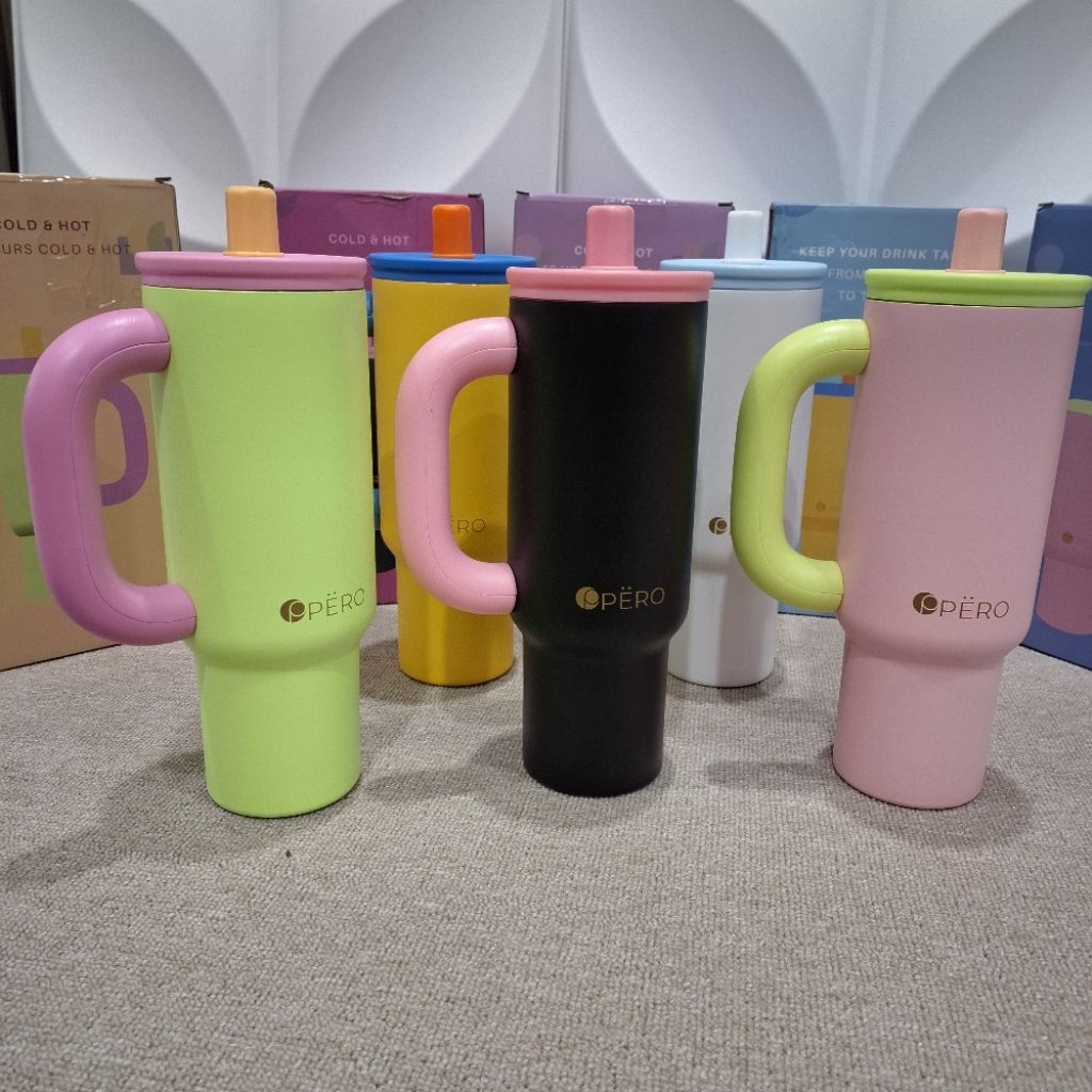 Jual Ready Stock Pero Fancy Tumbler Permos 1182 ML With Handle / Botol ...