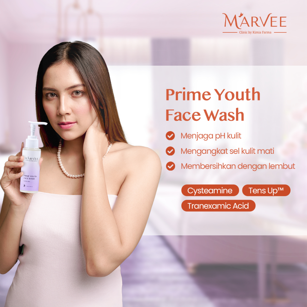 Jual Marvee Prime Youth Face Wash 100 ml | Shopee Indonesia