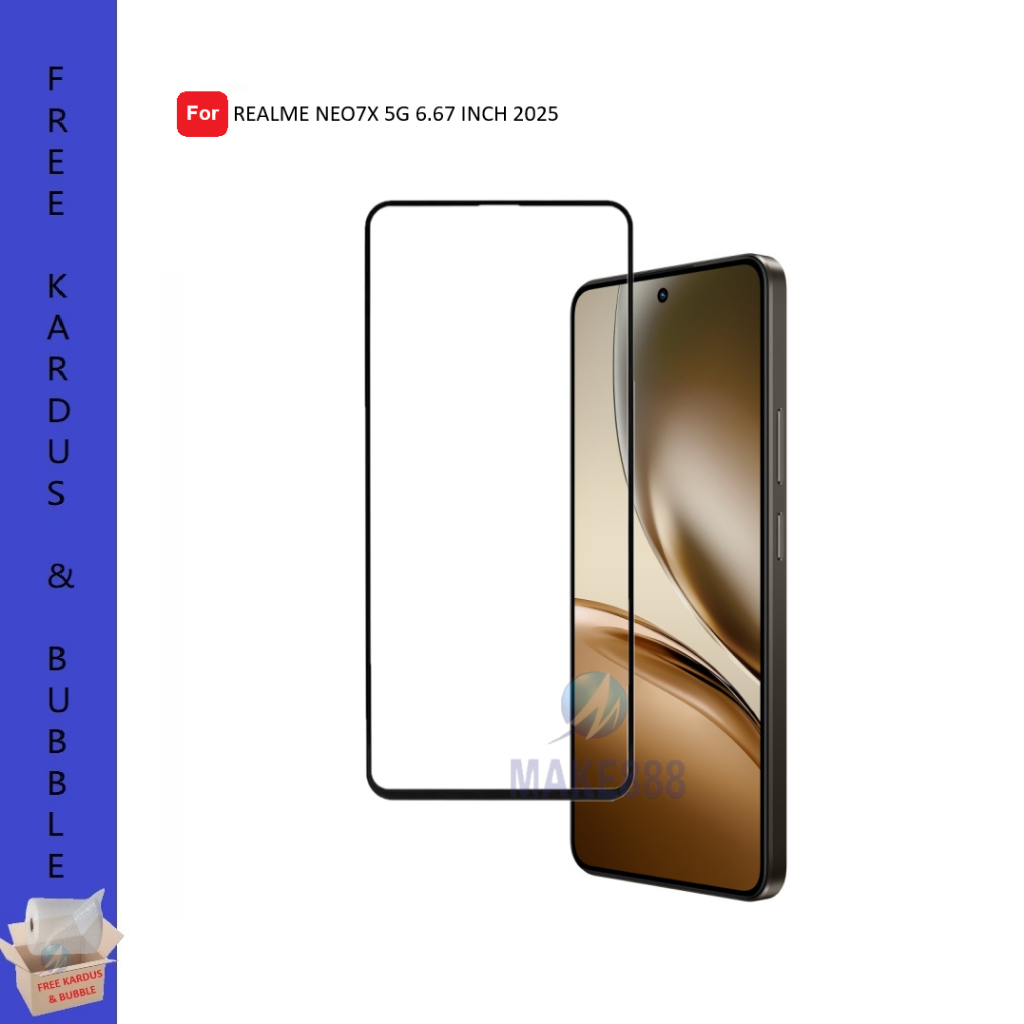 Jual Tempered Glass 5D 9D For Realme Neo7X / Neo7 Turbo 5G Full Lem ...