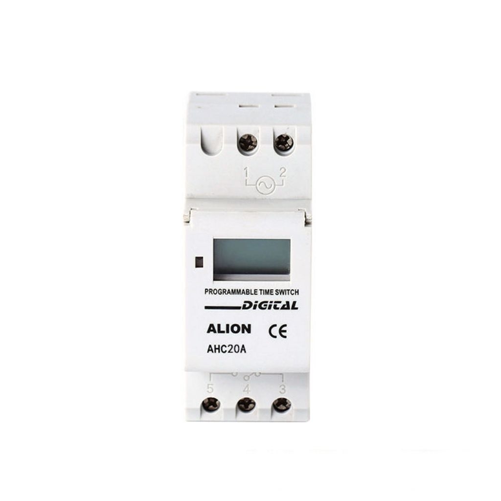 Jual Digital Timer Programmable Time Switch ALION AHC820A DIN RAIL 220V ...