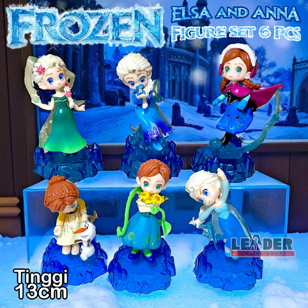 Jual ELSA ANNA OLAF BRUNI ACTION FIGURE FROZEN MAGIC SERIES PRINCESS ...