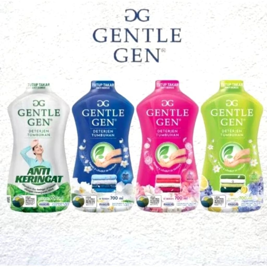 Jual gentle gen detergen cair botol 700ml | Shopee Indonesia