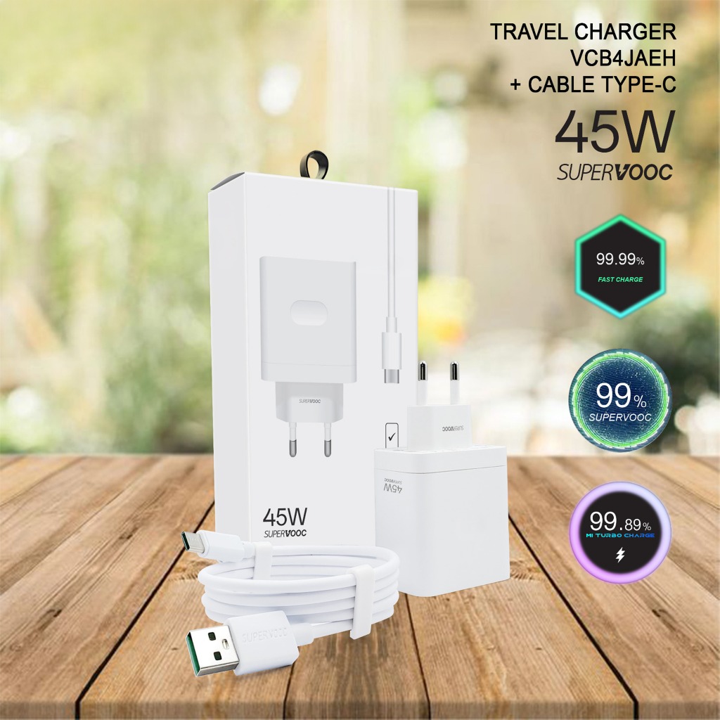 Jual Charger OPPO / Realme SUPERVOOC 45W Original 100% Hp oppo A3X A3 ...