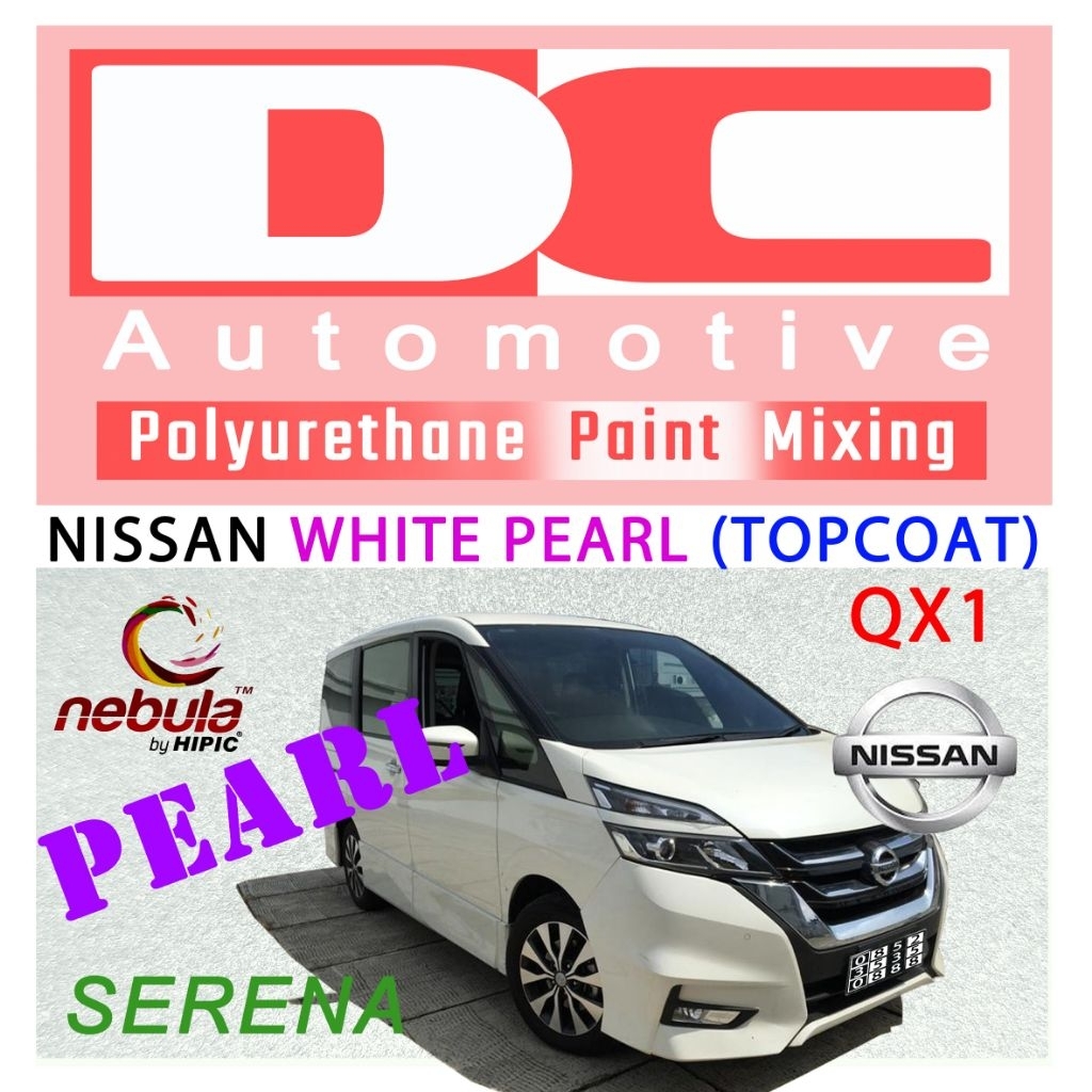 Jual Cat PU Nissan Serena White Pearl QX1 Sistem 3 Coat | Shopee Indonesia