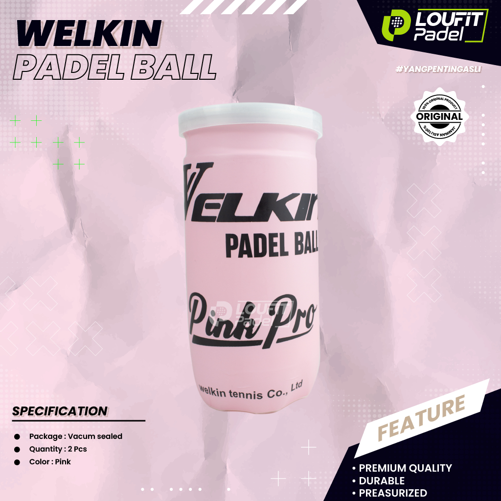 Jual Padel Ball Pink / Bola Padel Warna Soft Pink Original | Pink Padel ...
