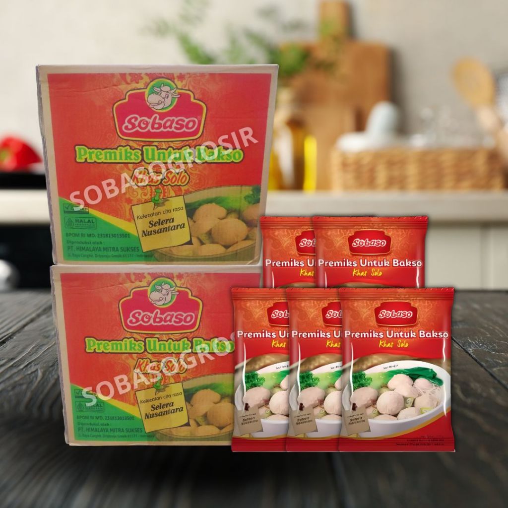 Jual Sobaso Premiks Bakso Solo (DOS-KARTON) 250gr | Shopee Indonesia