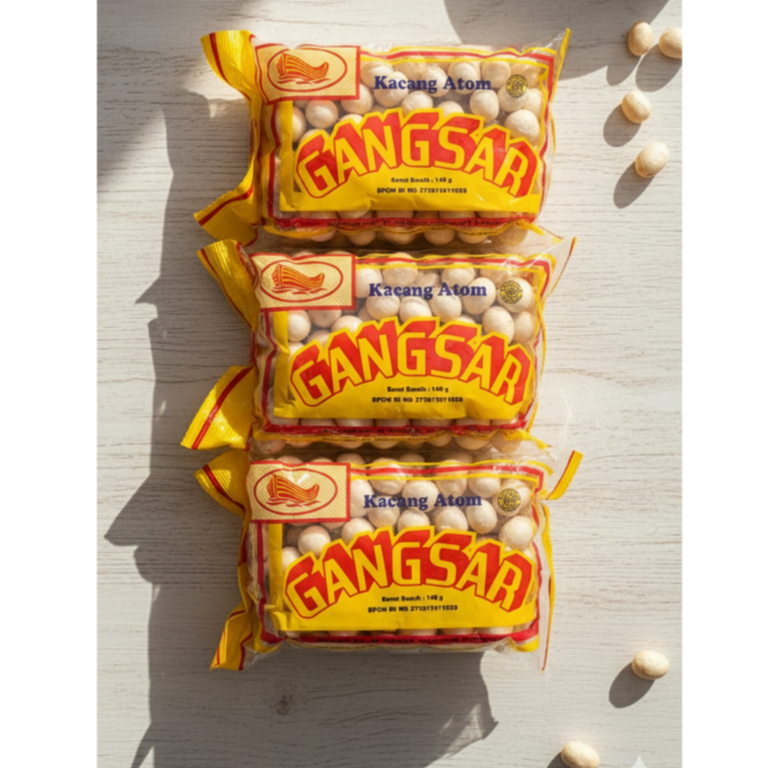 Jual Kacang Atom Gangsar / Sanghai Gangsar Enak Renyah Gurih | Shopee Indonesia