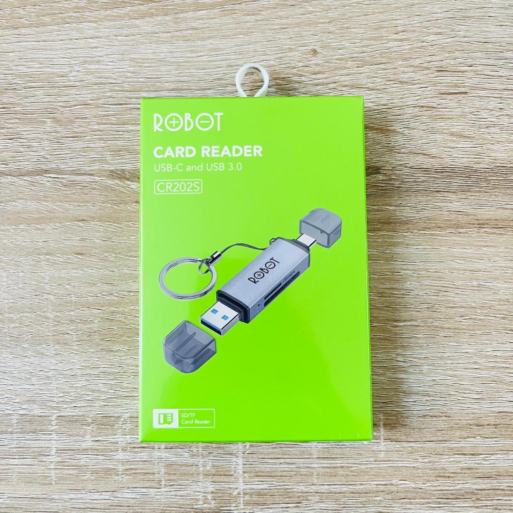 Jual ROBOT CR202S Card Reader 2in1 USB3.0 dan Type C OTG Memory Card ...