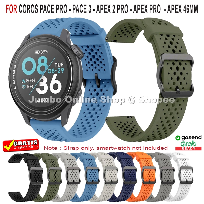 Jual Strap Tali Jam COROS PACE PRO - COROS PACE 4 - COROS PACE 3 ...
