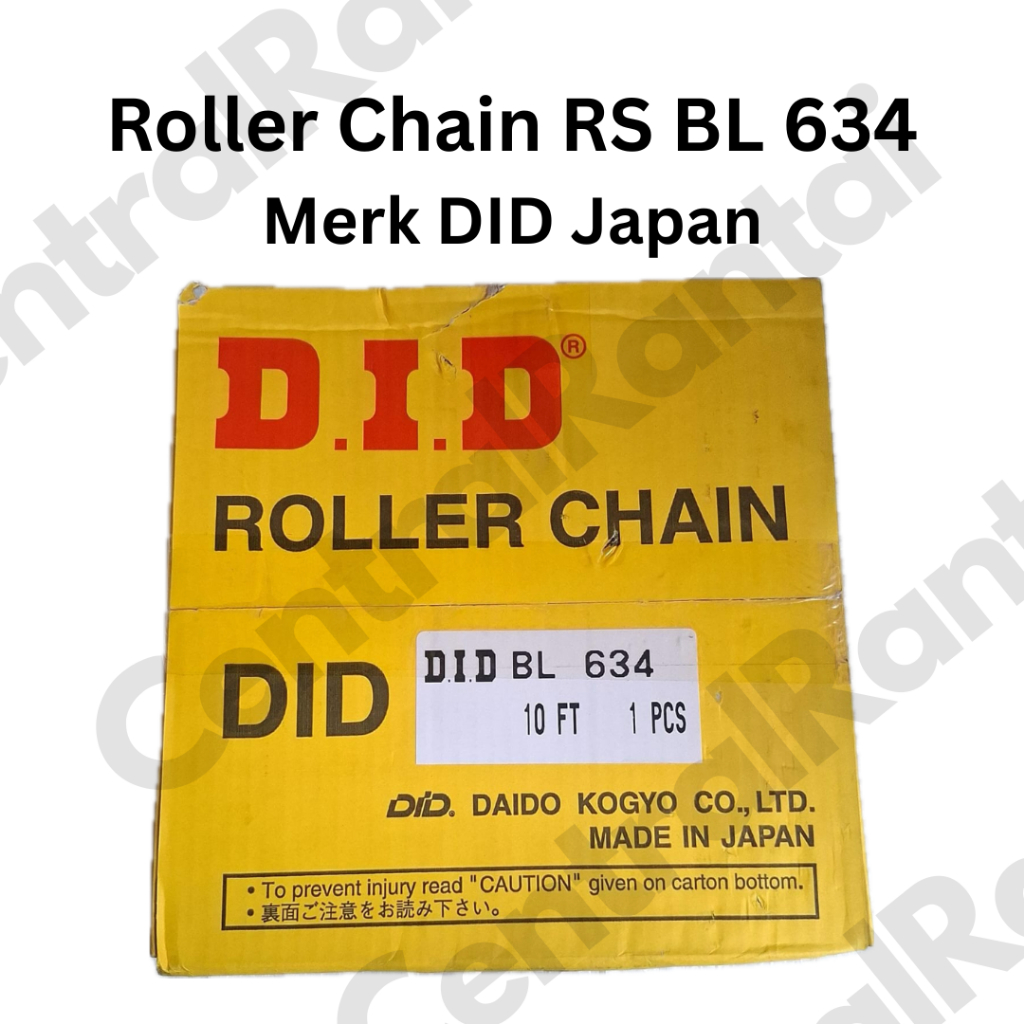 Jual Rantai Roller Chain DID RS BL 634 (JAPAN) ORI 100% | Shopee Indonesia