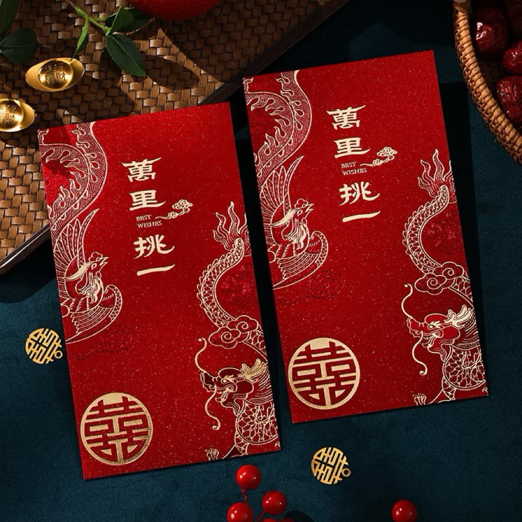 Jual Angpao susu / angpau amplop merah jumbo 6 pcs Sangjit Teapai ...