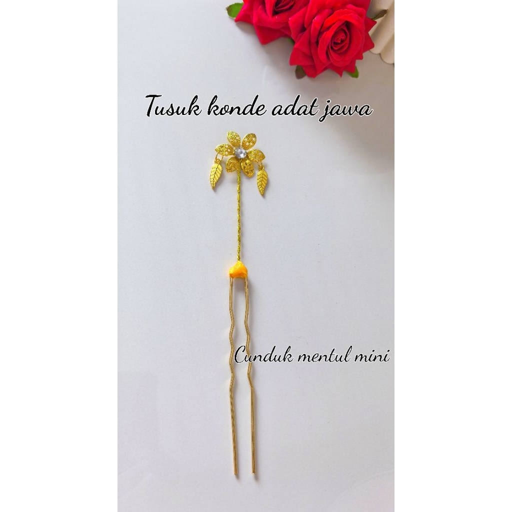 Jual Tusuk konde cunduk mentul mini | Shopee Indonesia