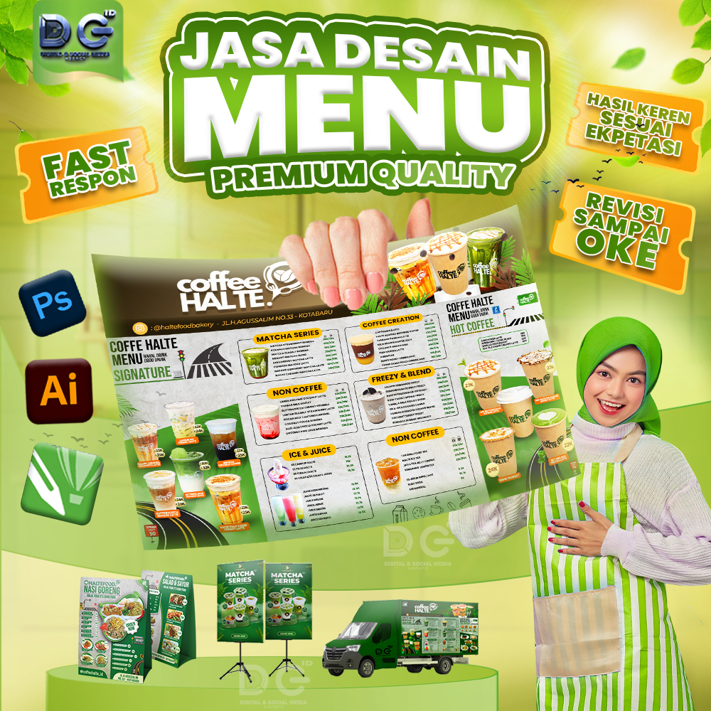 Jual Jasa Desain Menu Makanan & Minuman | Desain Daftar Menu Kreatif ...