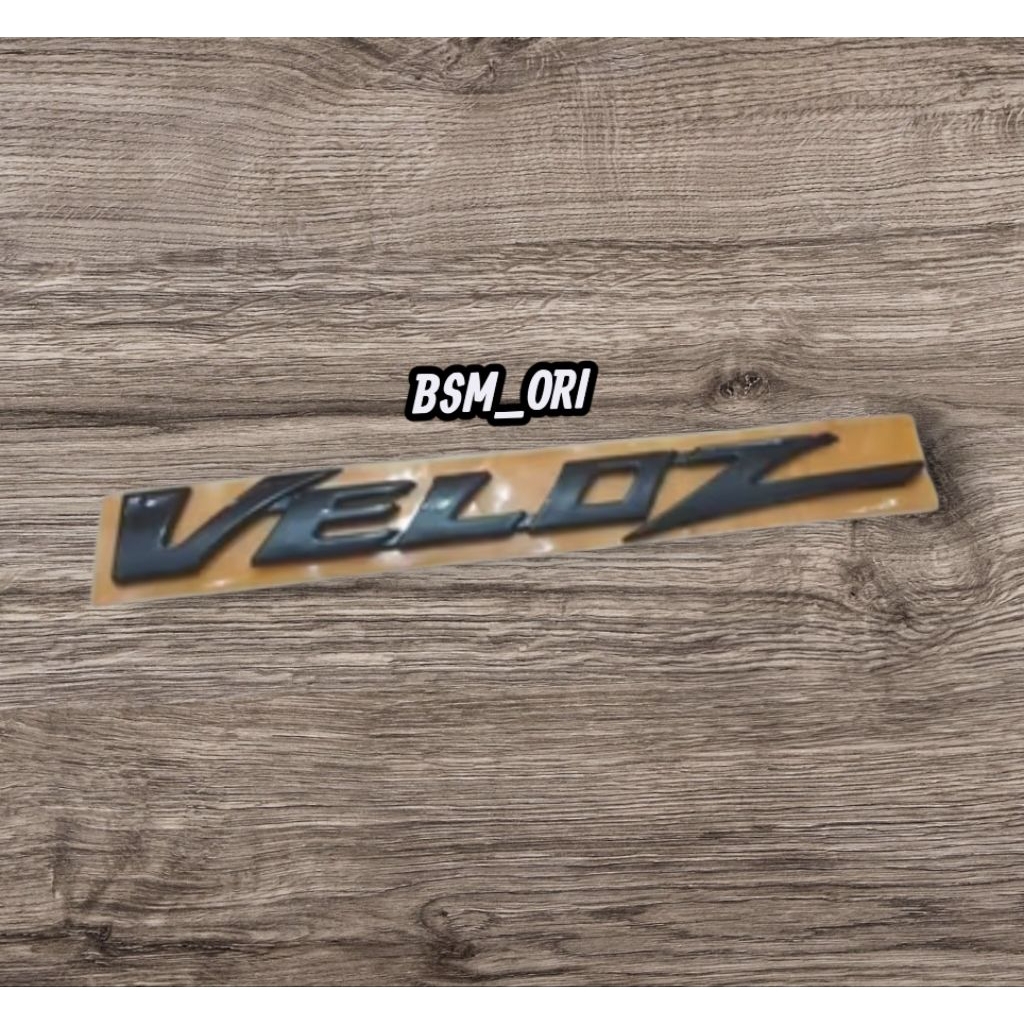 Jual Emblem tulisan veloz toyota avanza hitam doff original | Shopee ...
