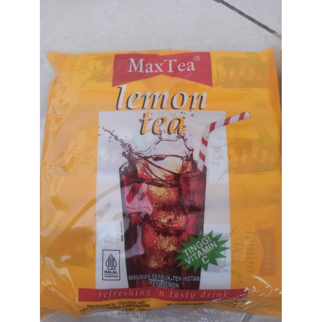 Jual Lemon tea max tea lemon tea 30 sachets | Shopee Indonesia